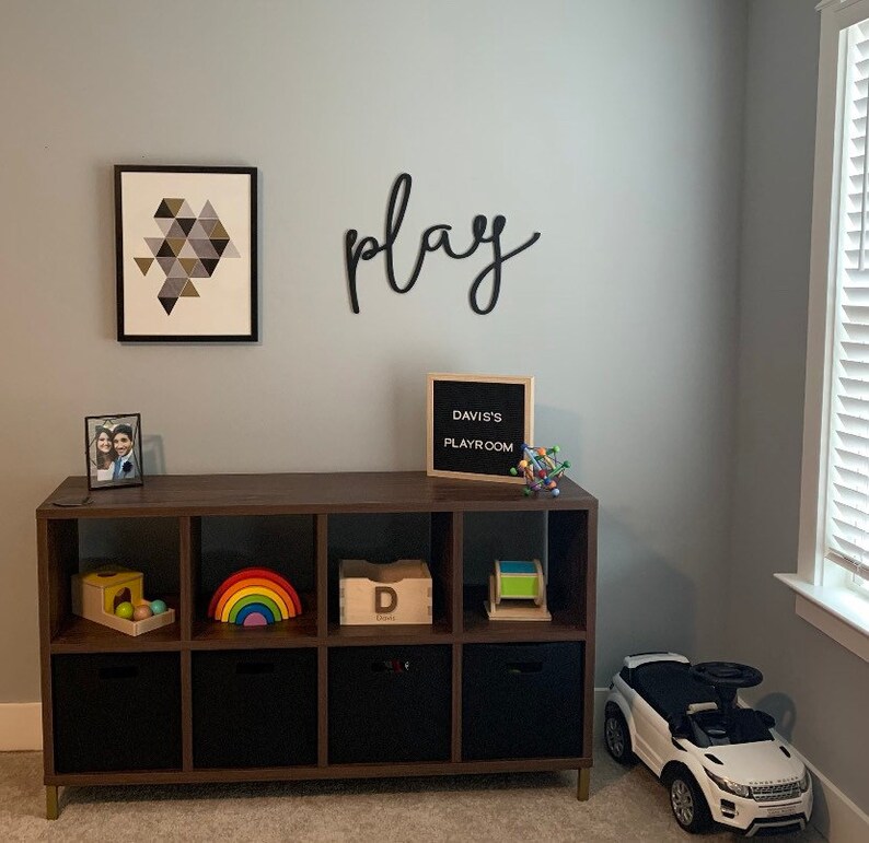 Play Word Cutout Playroom Wall Decor Sign Kids Room Wall - Etsy Canada