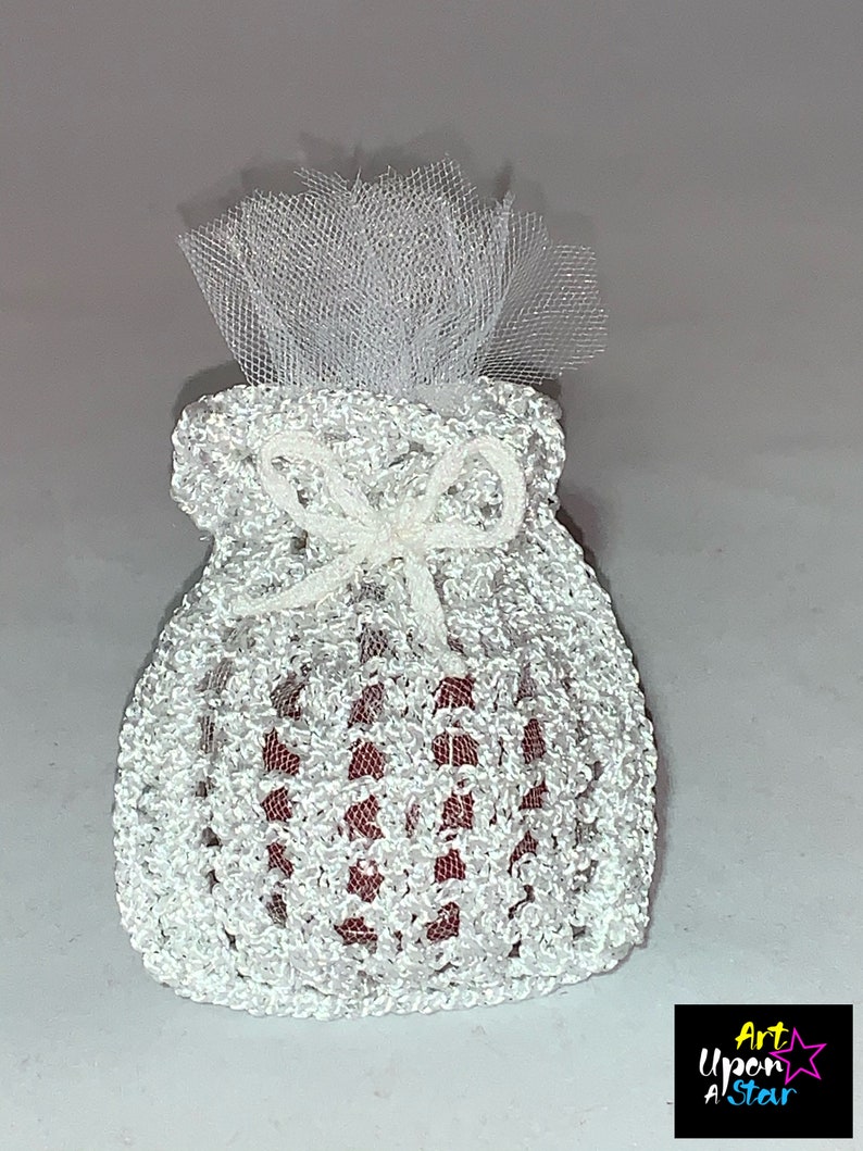 Hand Crocheted Soap Holder | Soap Saver | Sachet Bag | Crochet Sachet ...