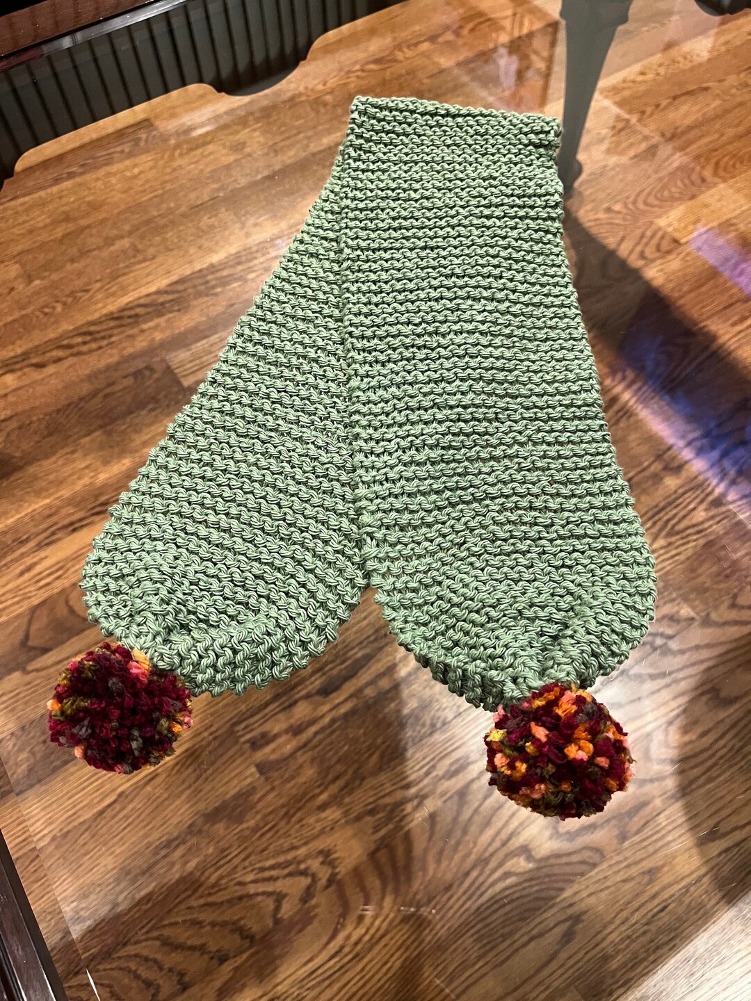 Children’s Scarves | Sage Green Scarf | Hand Knit Scarf | Hand Made ...