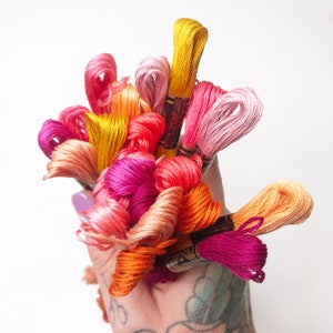 Hand Embroidery Pattern and Video Tutorial - "tangled Threads ...