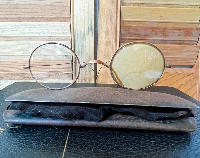 Antique Eye Glasses, Vintage Shuron Spectacles, Unisex Glasses, Vintage ...