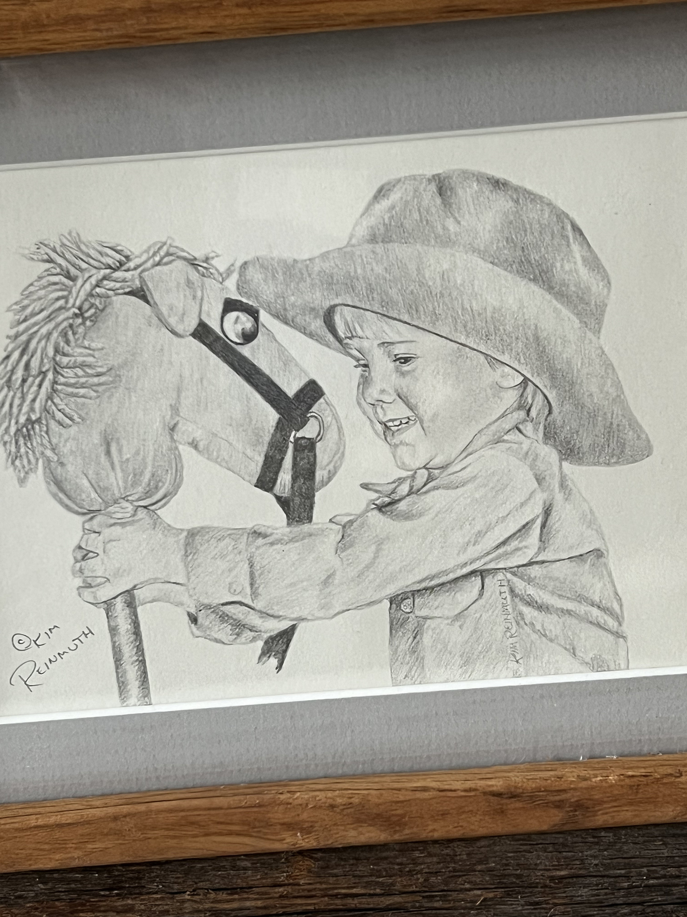 Vintage Kim Reinmuth Etching Kim Reinmuth Sharing Barnwood - Etsy
