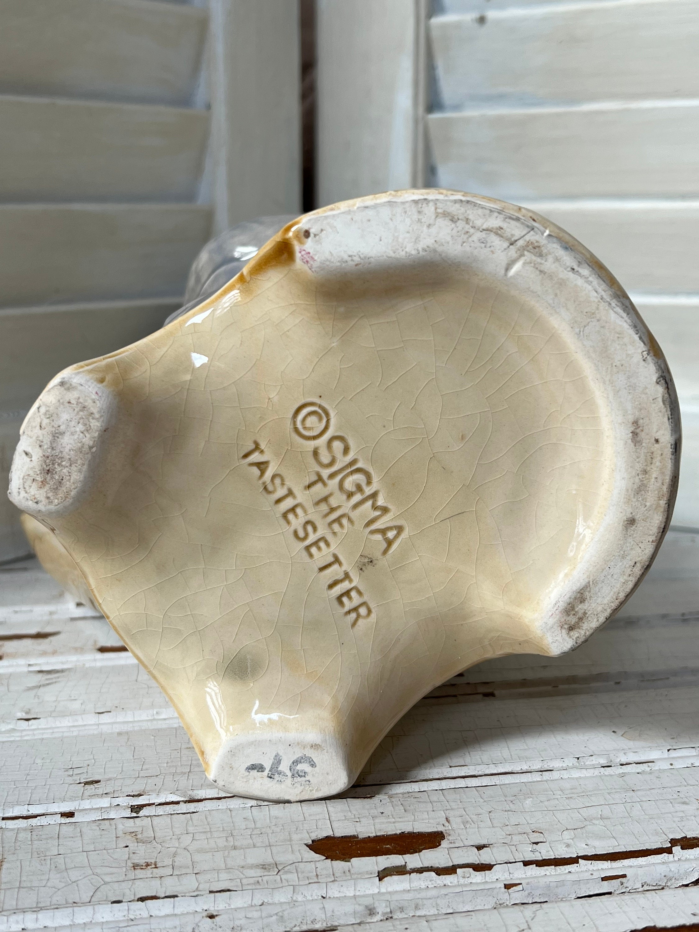 Vintage Sigma Taste Setter Pitcher, Ceramic Pig Pitcher, Cottagecore ...