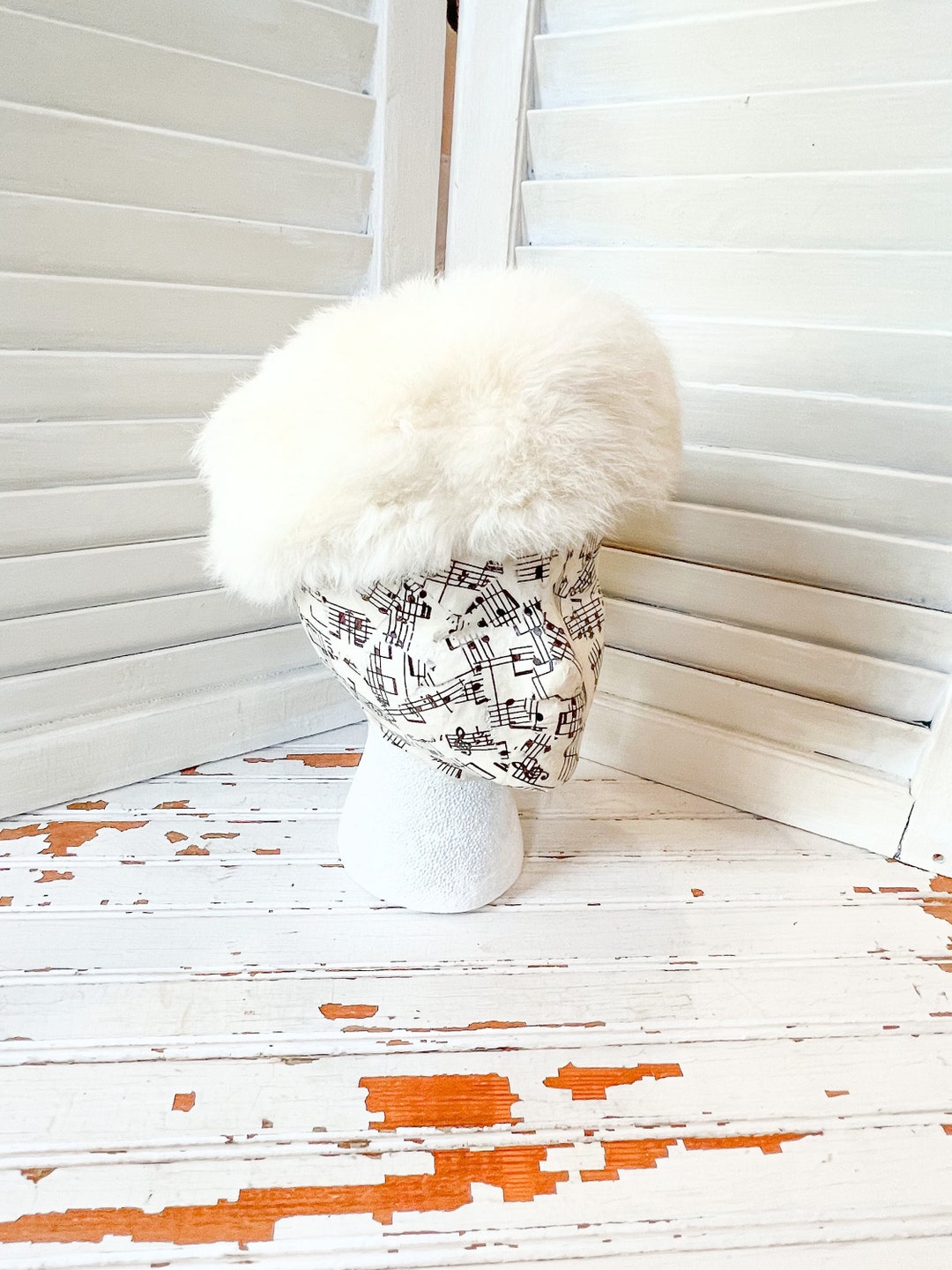 Vintage Fur Hat Ladies White Rabbit Hat Vintage Ladies Wear - Etsy