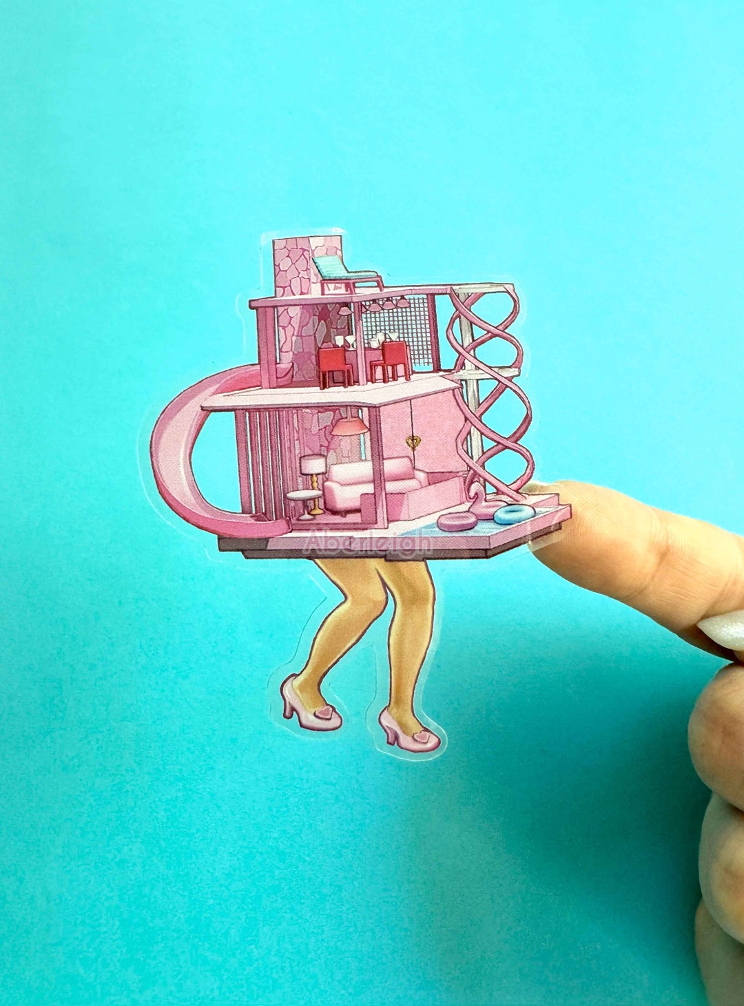 Clear Baba Yaga Vinyl Sticker - Etsy