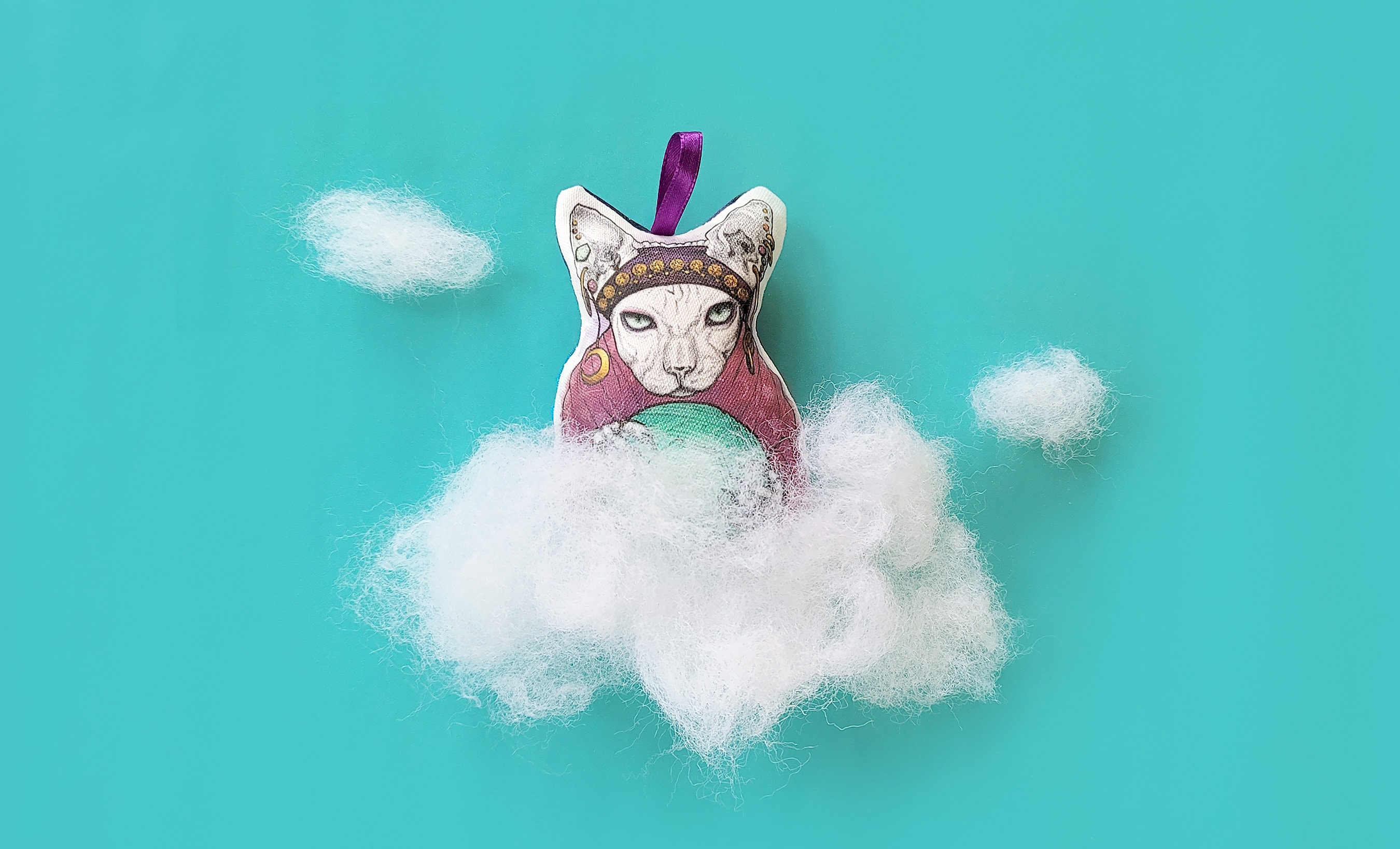 Bingus Sphinx Cat Ornament, Cat Lover's Gift, Animal Christmas Ornament ...