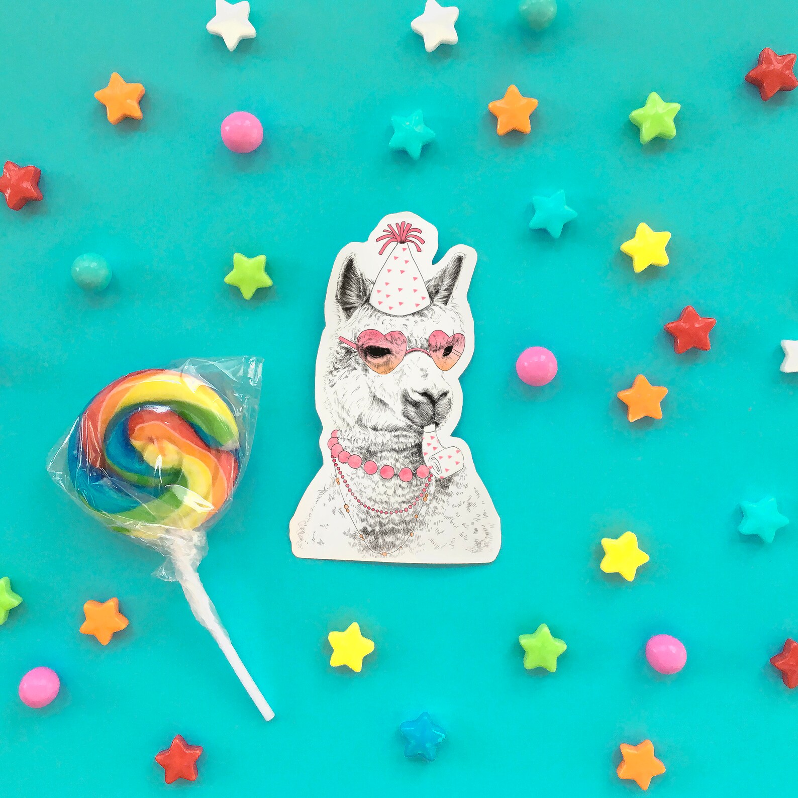 Llama Sticker Waterproof Animal Vinyl Sticker Llama | Etsy