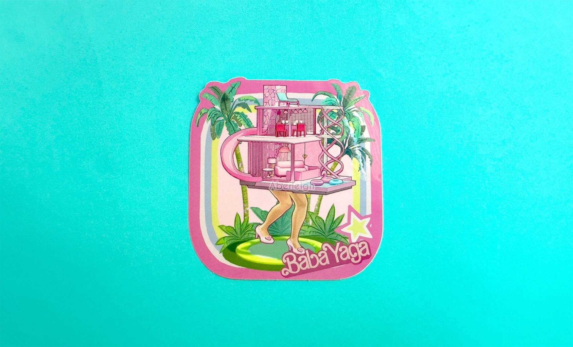 Baba Yaga Vinyl Sticker - Etsy