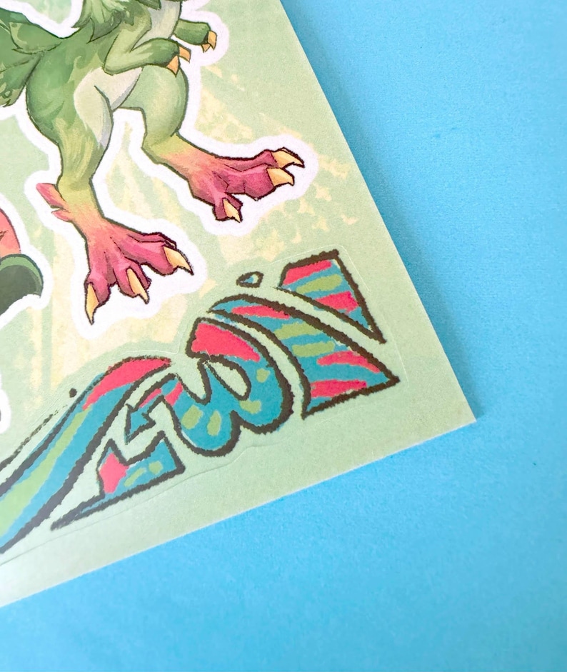 Genshin Saurian Natlan Tribes Sticker Sheet, Genshin Impact - Etsy