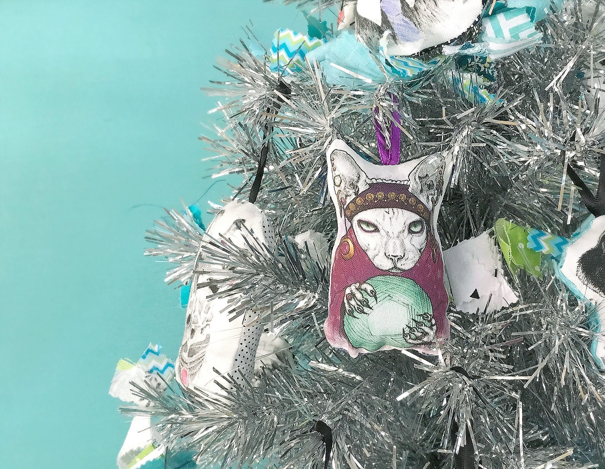 Bingus Sphinx Cat Ornament, Cat Lover's Gift, Animal Christmas Ornament ...