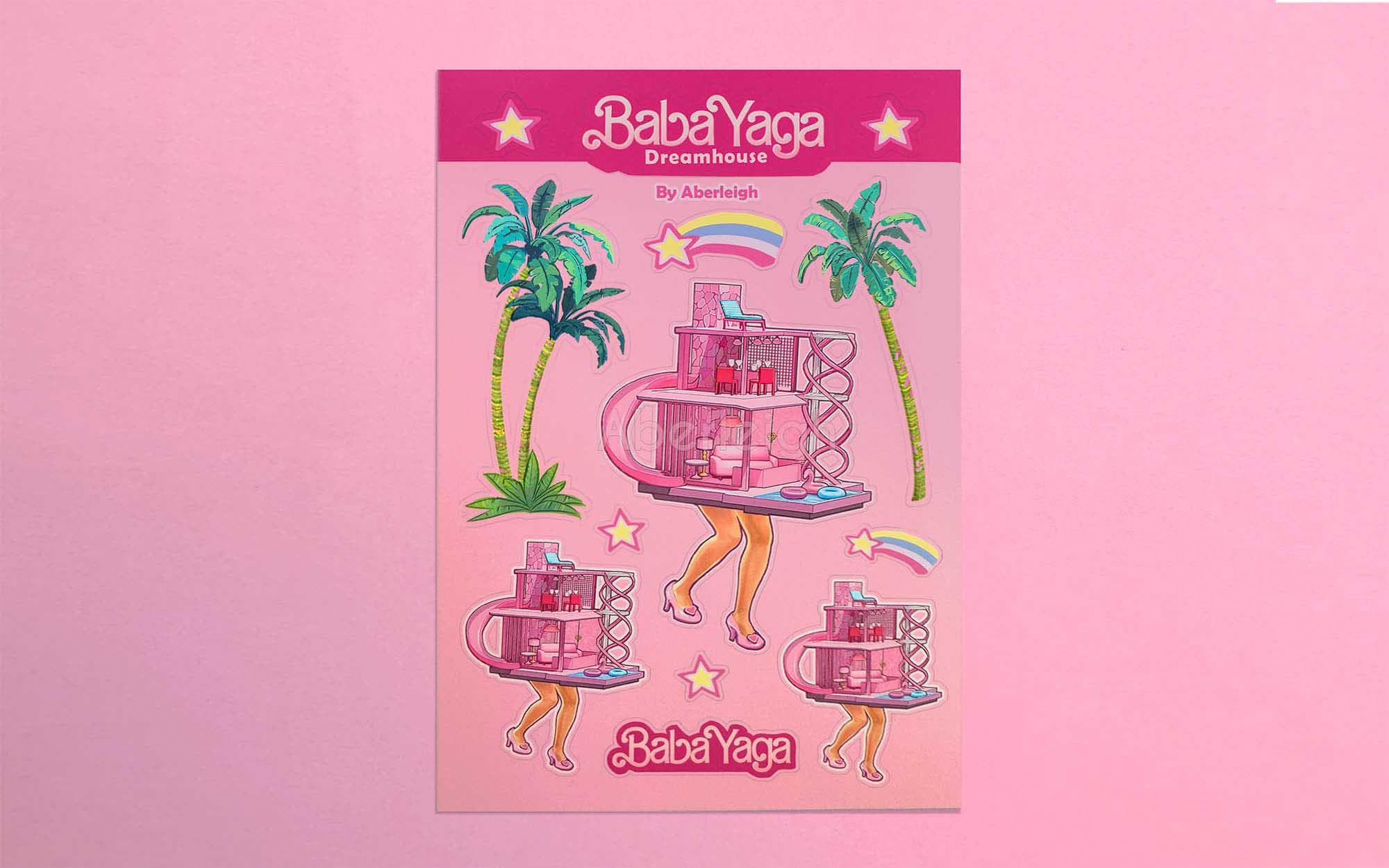 Baba Yaga Sticker Sheet - Etsy