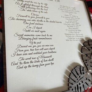 Aloha ‘oe Remembrance Plaque in English and Hawaiian / Gift/ Wall Decor ...