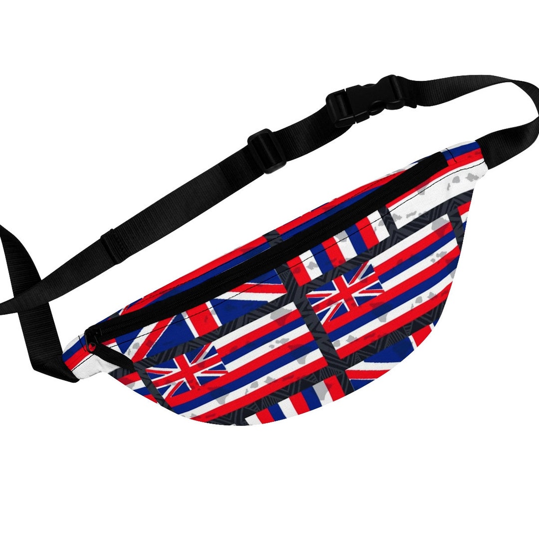 Hae Hawaii/hawaiian Flag Design Fanny Pack - Etsy