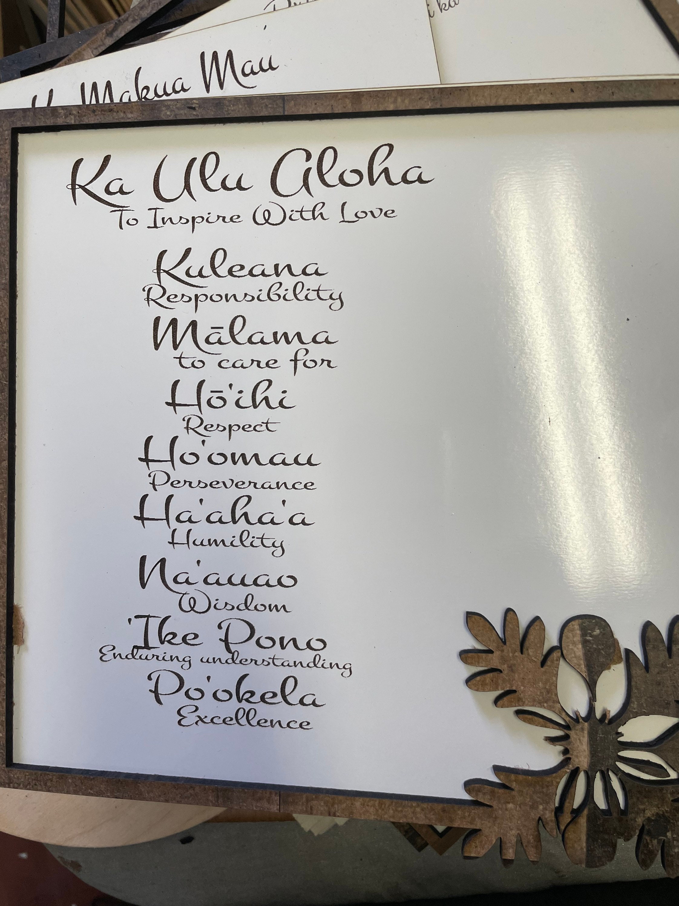 Hawaii/made in Hawaii to Inspire With Love/ Ka Ulu Aloha - Etsy