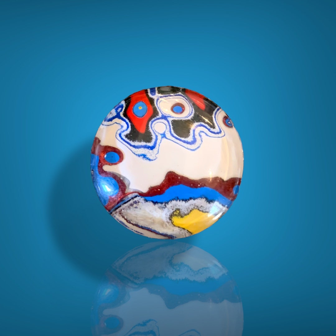 Harley Davidson Fordite 25mm Cabochon #C1044 - Etsy