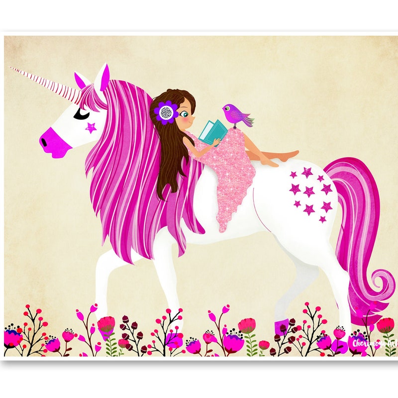 Unicorn Poster - Etsy
