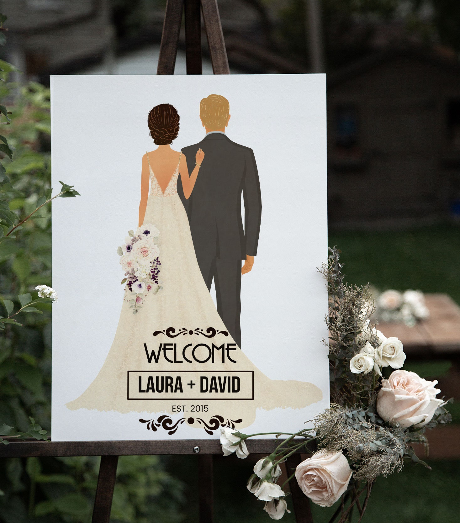 Personalized Welcome Sign Unique Wedding Welcome Sign Welcome | Etsy