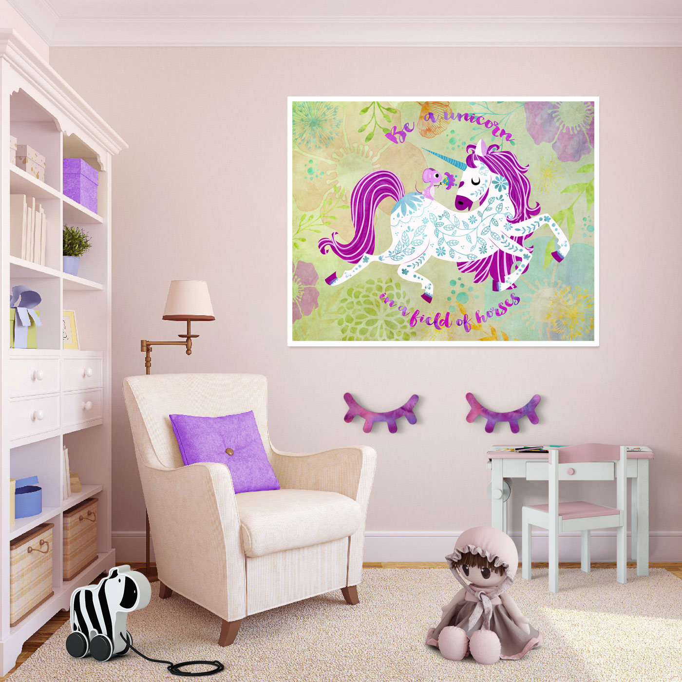 Unicorn Wall Art Unicorn Print Unicorn Decor Unicorn Art | Etsy
