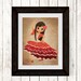 Flamenco Dancer Art Print Spanish Dancer Print Flamenco Art ...