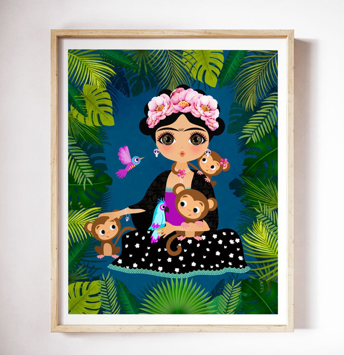 Frida Kahlo Wall Art Frida Kahlo Poster Frida Art Print - Etsy