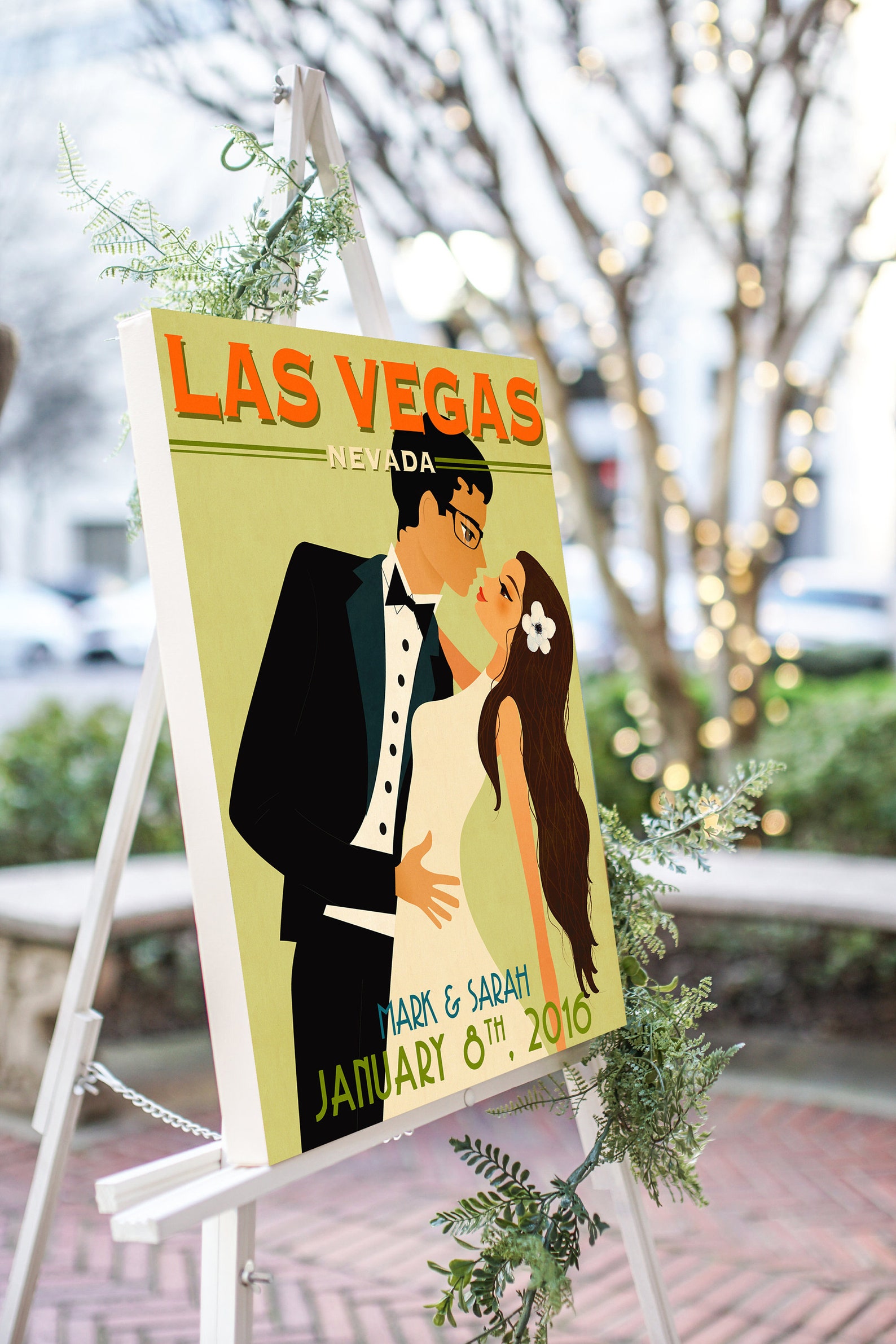 Wedding Gift Vintage Wedding Gift Personalized Wedding Poster Gift for ...