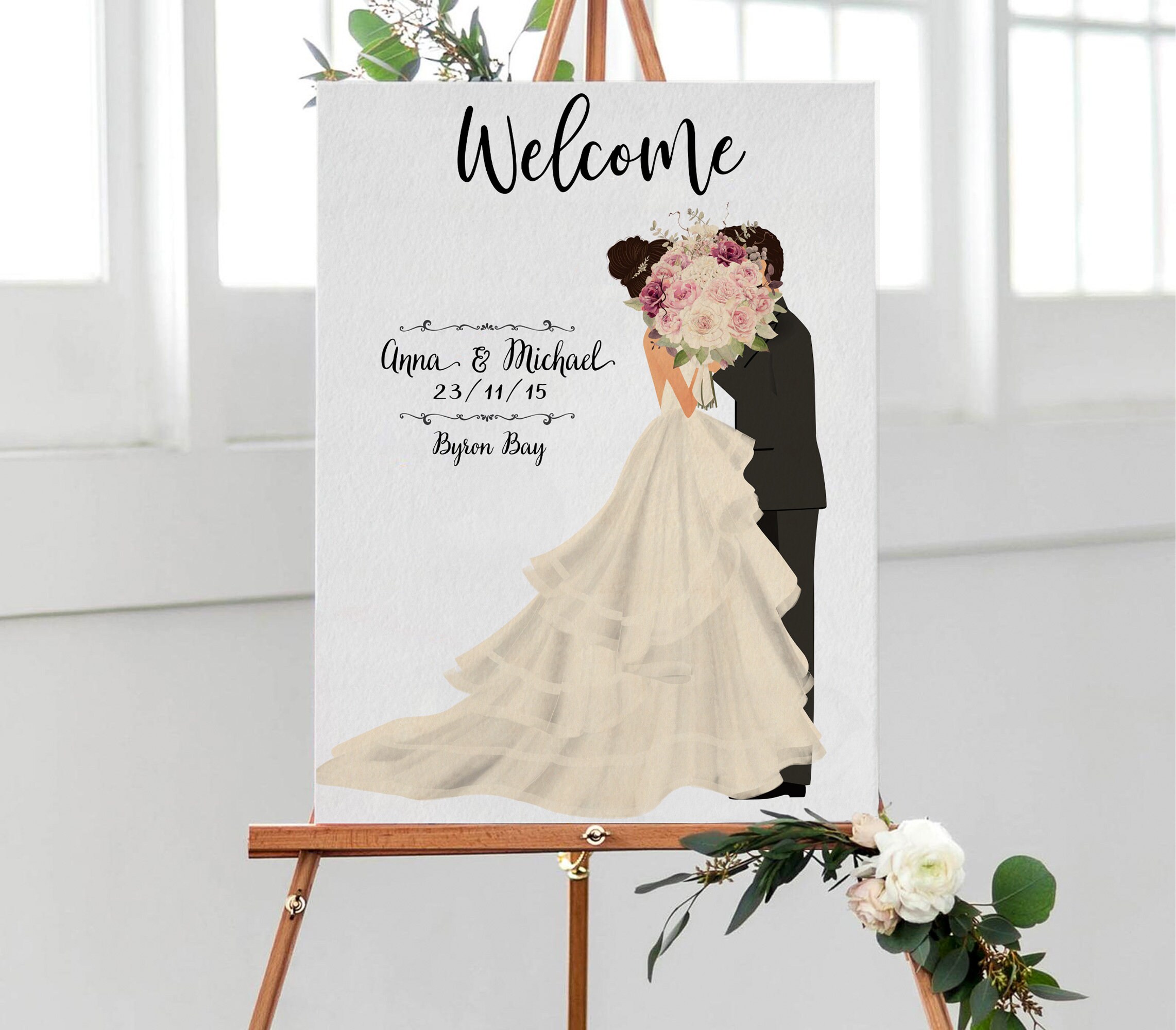 Personalized Welcome Sign Unique Wedding Welcome Sign Welcome | Etsy