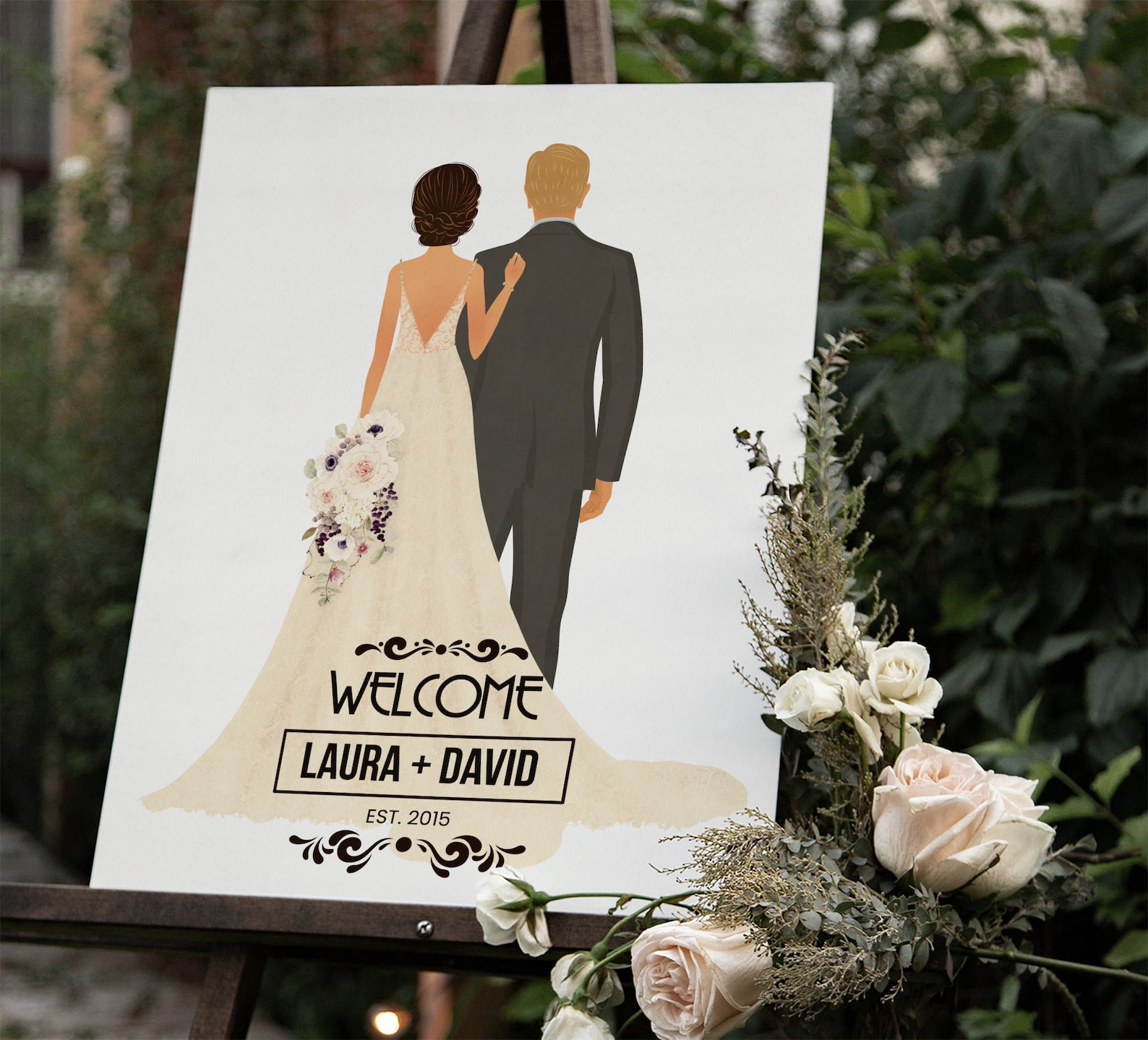 Personalized Welcome Sign Unique Wedding Welcome Sign Welcome | Etsy