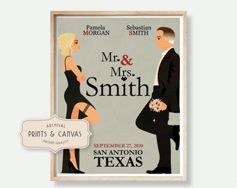 Mr and Mrs Poster - Etsy Canada