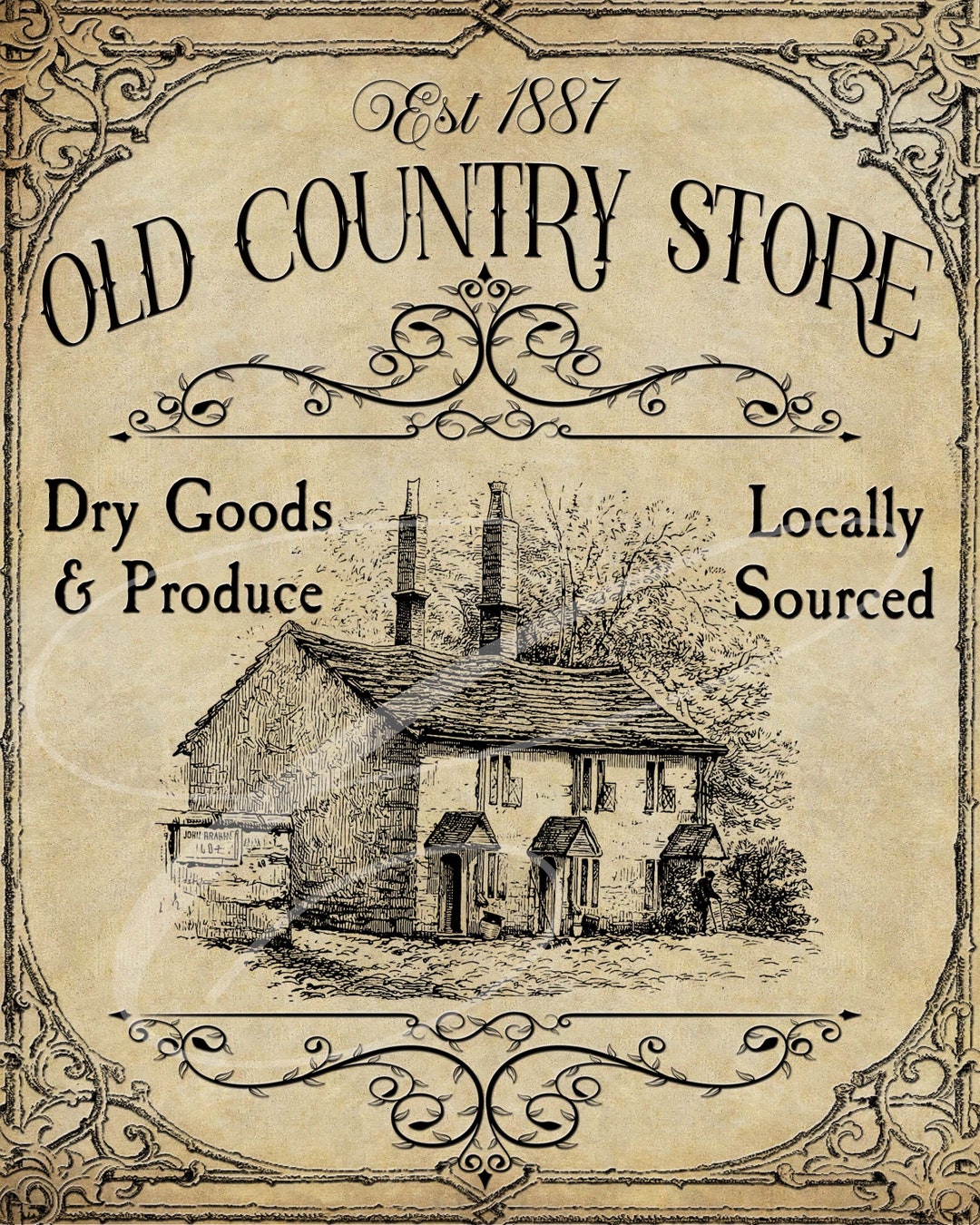 Primitive Vintage Farm Country Label Digital Jpeg Jars, Tiered Trays ...