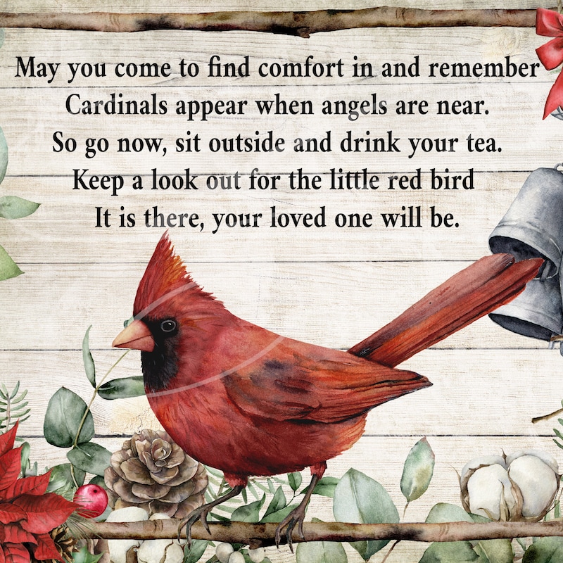 Cardinal Poem - Etsy