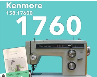 Kenmore 1750, 2142 15817501 158.17500, 158.17501 Zig-zag Sewing Machine ...