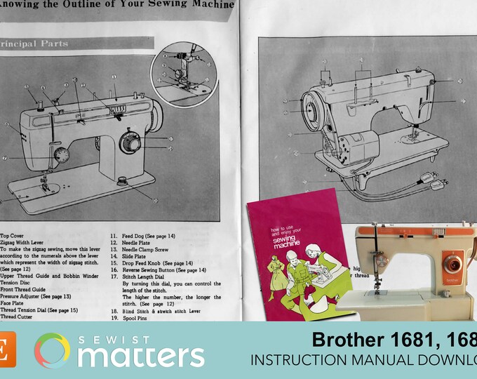 Brother Bicor VX1005 Sewing Machine Instruction Manual PDF Download ...