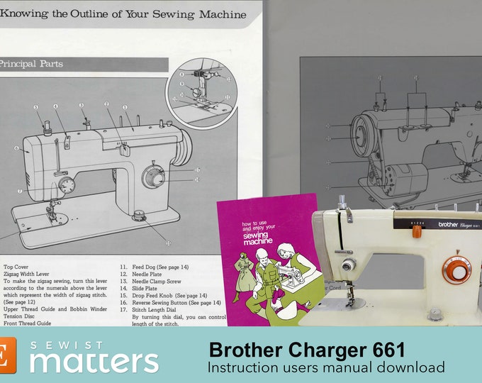 Brother Bicor VX1005 Sewing Machine Instruction Manual PDF Download ...