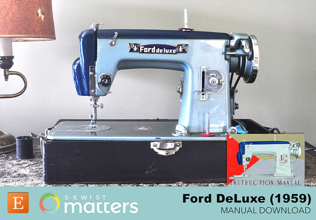 Ford Deluxe Straight-stitch Sewing Machine & Bel Air Precision De Luxe ...