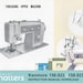 Brother Bicor VX1005 Sewing Machine Instruction Manual PDF Download - Etsy