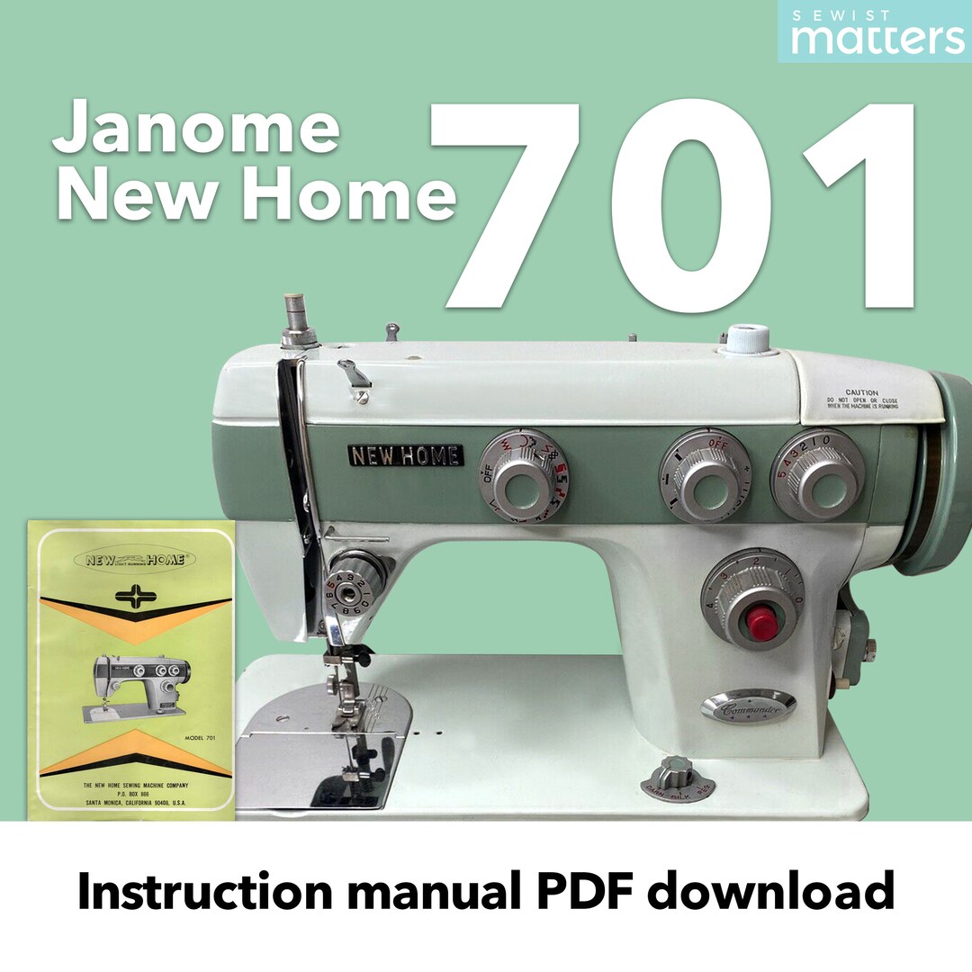701 New Home | 701 Janome | Jones 556 | Piedmont Sewing Machine ...
