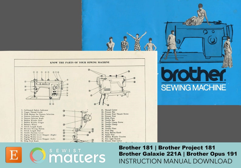 Brother Galaxie 221A brother Opus 191 brother Project 181 brother ...