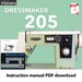 Sewing Machine Manual for Dressmaker 2402 Complete Instructions ...