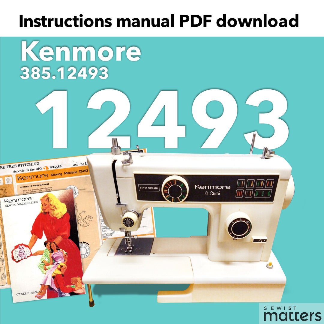 Kenmore 12493 38512493 3851249380 Kenmore 10 Convertible Free Arm ...