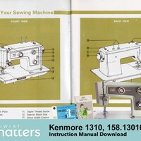 Brother Bicor VX1005 Sewing Machine Instruction Manual PDF Download ...