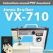 Brother Bicor VX1005 Sewing Machine Instruction Manual PDF Download ...