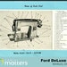 Ford Deluxe Straight-stitch Sewing Machine & Bel Air Precision De Luxe ...