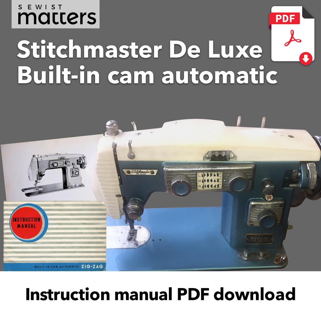 Stitchmaster / SAF American Beauty Deluxe - Sewing Machine Manual PDF ...