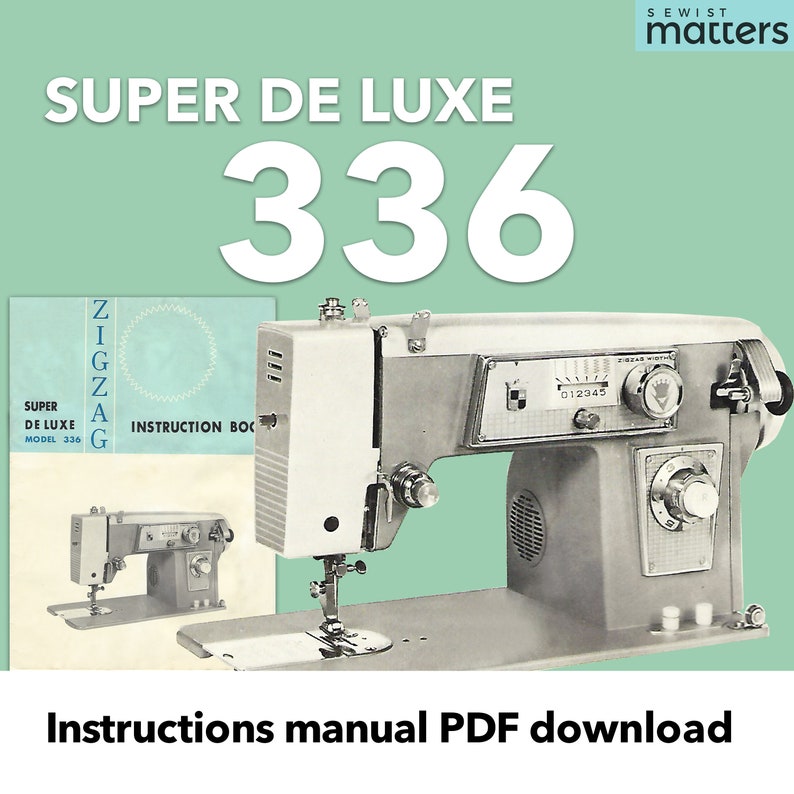 336 Super De Luxe Imperial Baycrest Royal Zigzag Sewing Machine ...