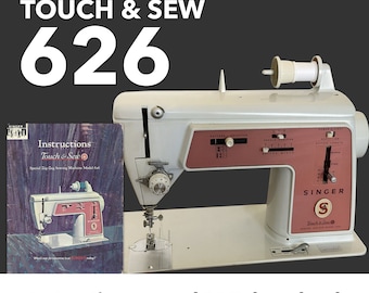 Singer 600E Touch & Sew Sewing Machine Instruction Manual PDF ...