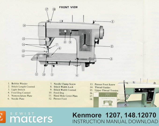 Brother Bicor VX1005 Sewing Machine Instruction Manual PDF Download ...