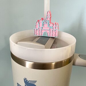 Sleeping Beauty's Castle Straw Topper - Etsy