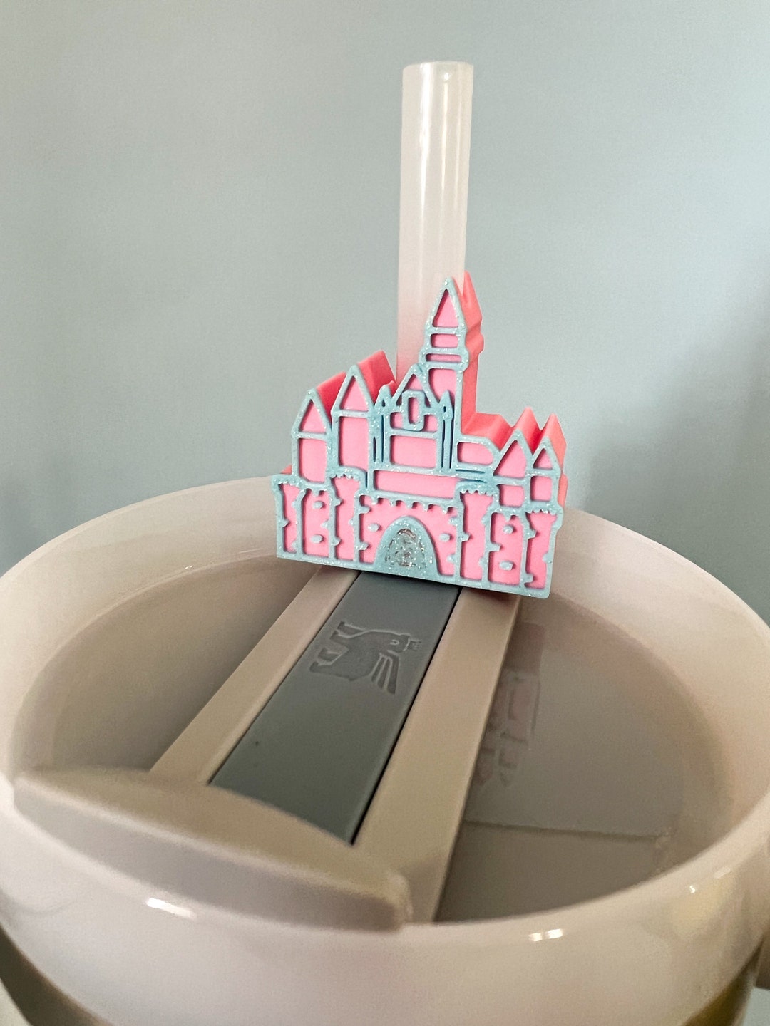 Sleeping Beauty's Castle Straw Topper - Etsy