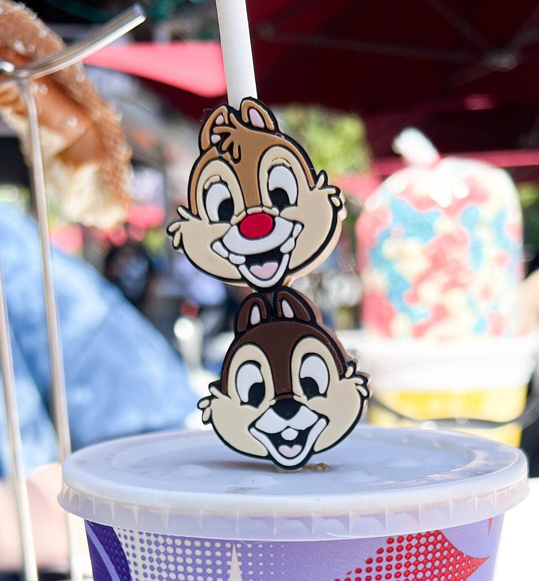 Chip and Dale Straw Toppers set - Etsy