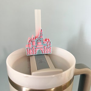 Sleeping Beauty's Castle Straw Topper - Etsy